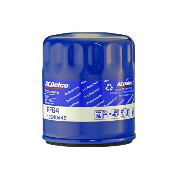 Oliefilter GM 2013 til 2025, se info (AC Delco PF64) Engine oil filter ...